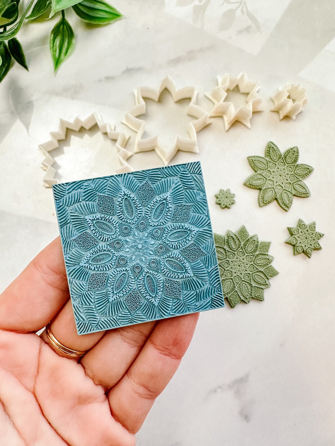 Mandala Texture Mat #5 for Polymer Clay - Etsy