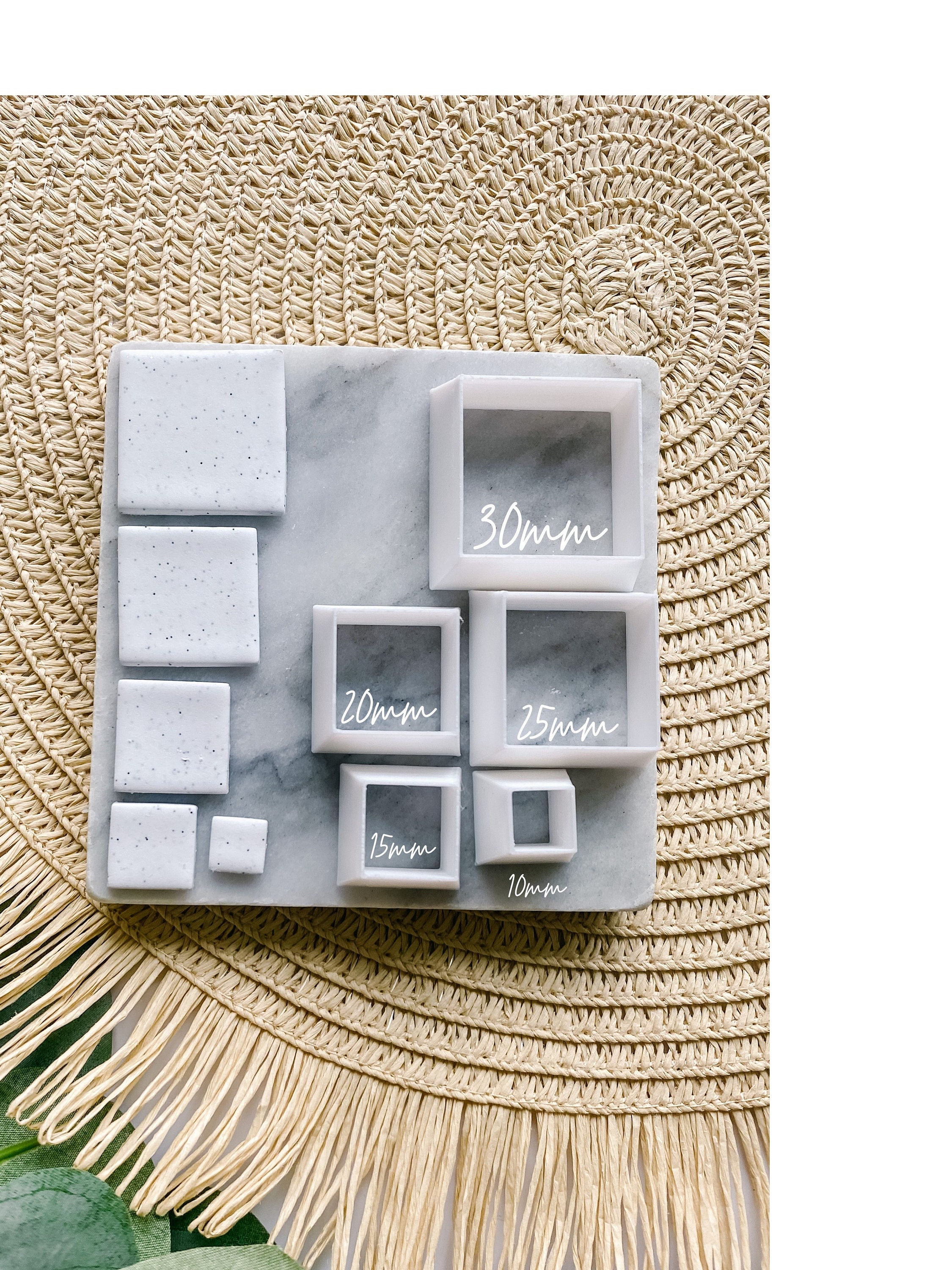 Square Polymer Clay Cutters Shape / Square Shape Cutter / - Etsy