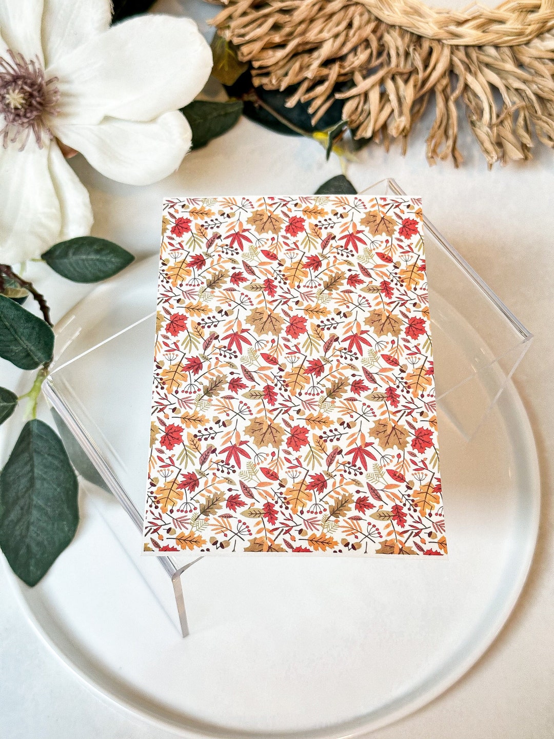 Transfer Paper Sheet 184 Fall Leaves 2 | Water Soluble Paper Sheets ...