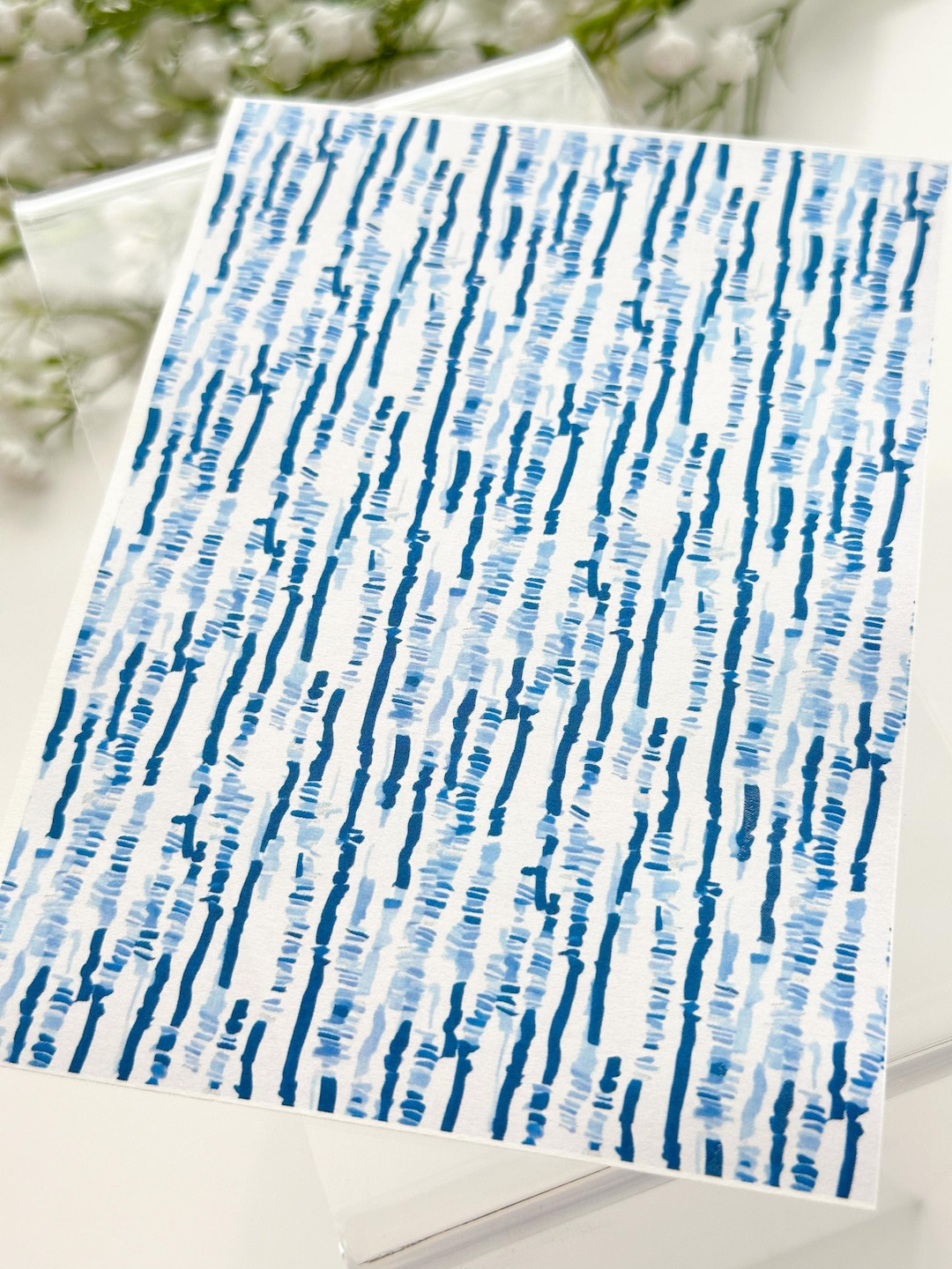 Transfer Paper Sheet 348 Blue Lines | Image Transfer Paper | Clay ...