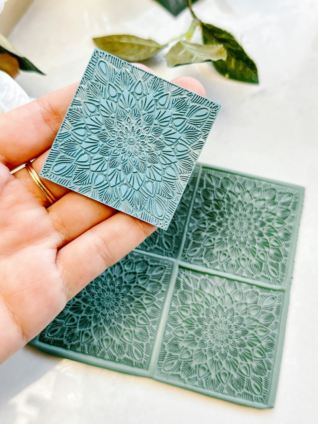 Mandala Texture Mat #10 for Polymer Clay - Etsy