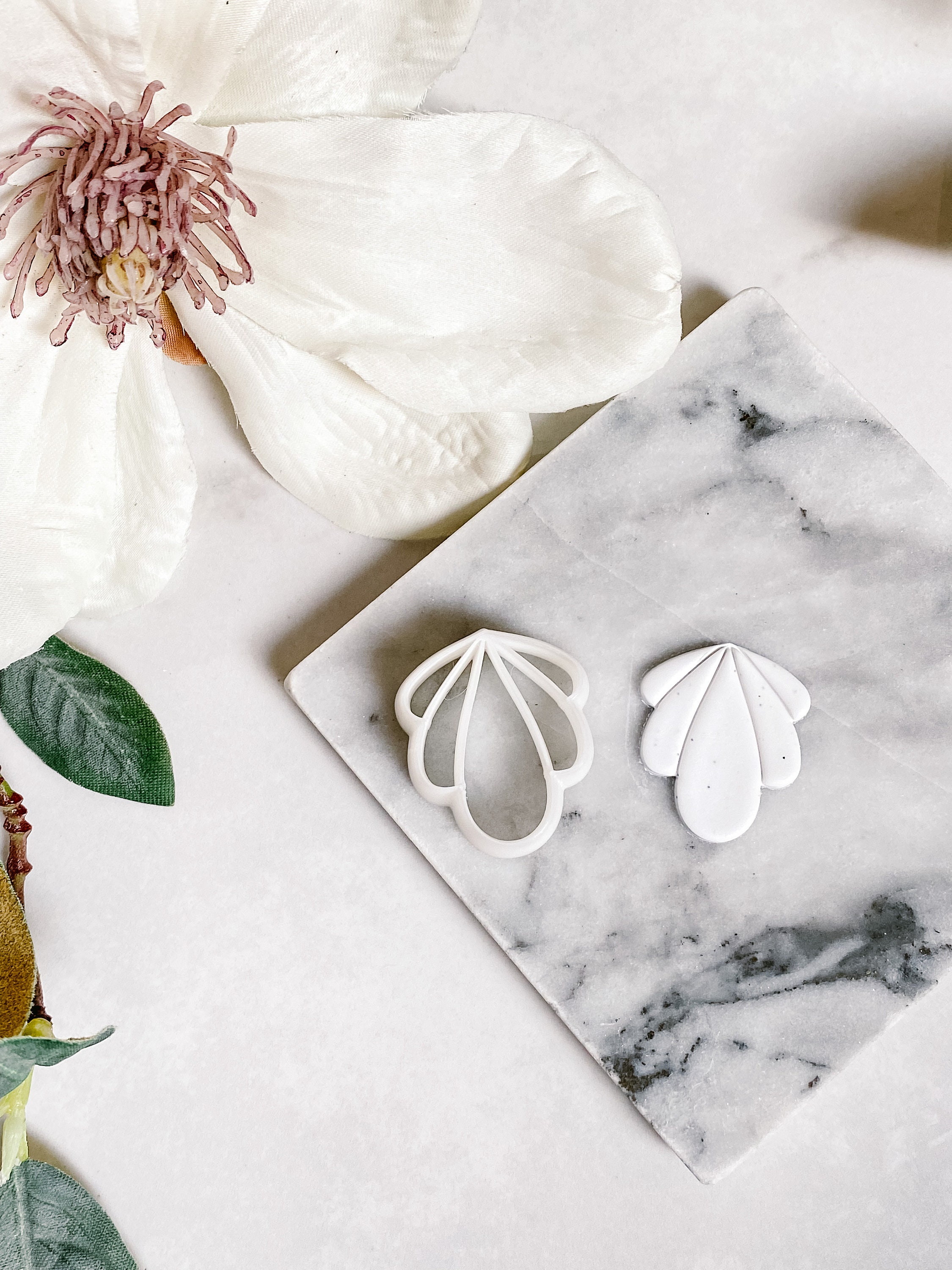 Art Deco Shell Polymer Clay Cutter Polymer Clay Tools - Etsy