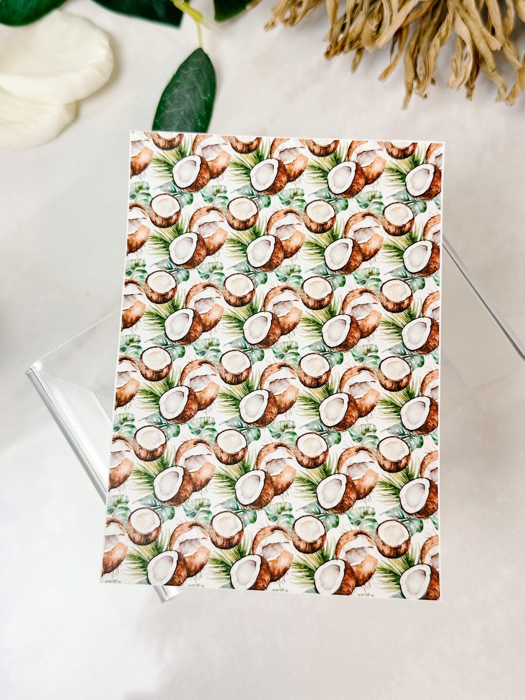 Transfer Paper Sheet 128 Coconut Slab | Water Soluble Paper Sheets ...