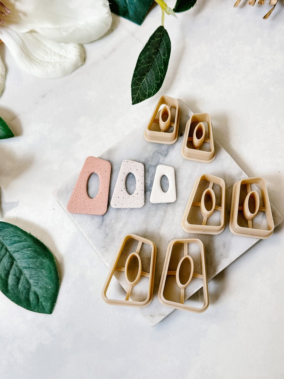 Rounded Geometric Donut Shape Polymer Clay Cutter Set | Polymer Clay ...