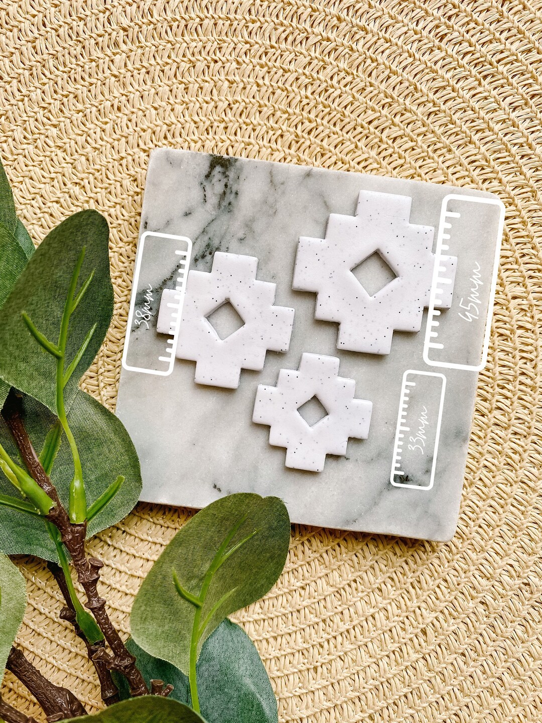 Polymer Clay Aztec Cutter / Aztec Modern Shape Cutters / Sharp Edges ...