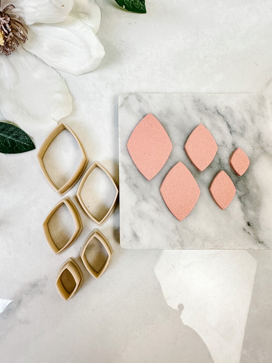 Rhombus Rounded Walls Clay Cutters | Polymer Clay Tools | Jewellery ...