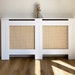 Large White Rattan Radiator Cover - Etsy UK