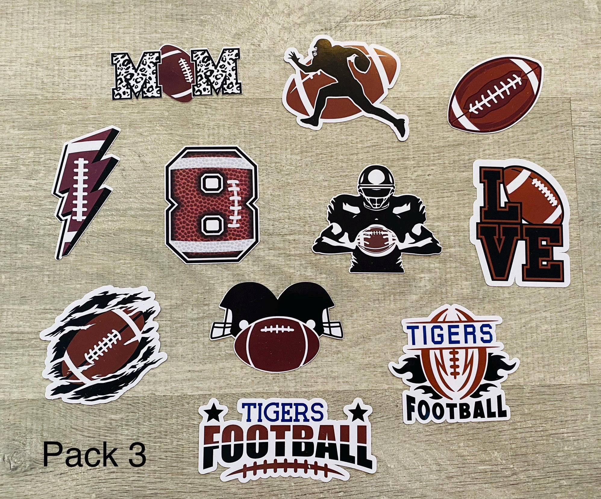 American Football Stickers Personalised - Etsy