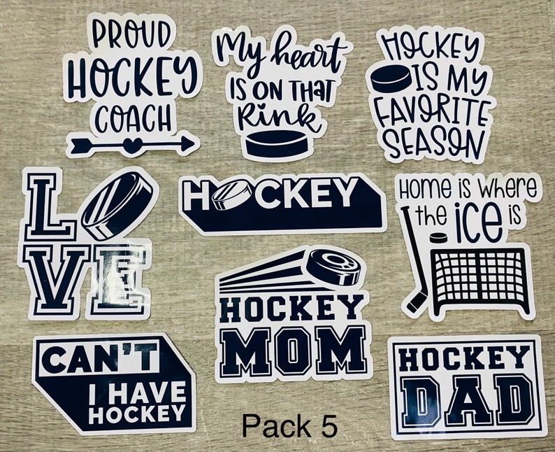 Ice Hockey Stickers - Etsy