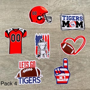 American Football Stickers Personalised - Etsy