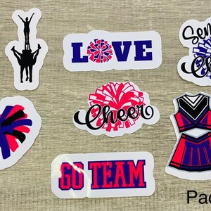 Cheerleading Stickers - Etsy