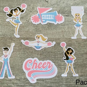 Cheerleading Stickers - Etsy