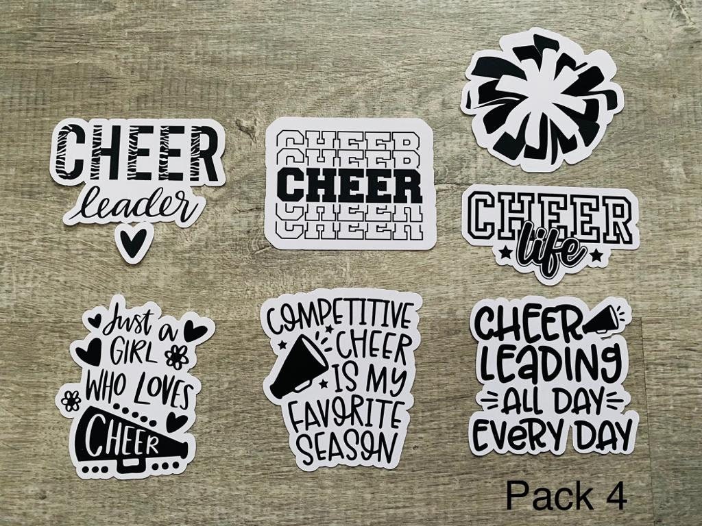 Cheerleading Stickers - Etsy
