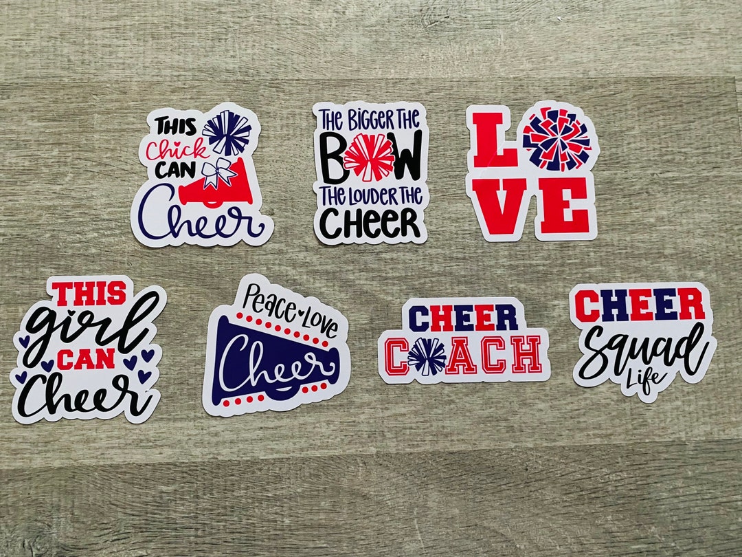 Cheerleading Stickers - Etsy