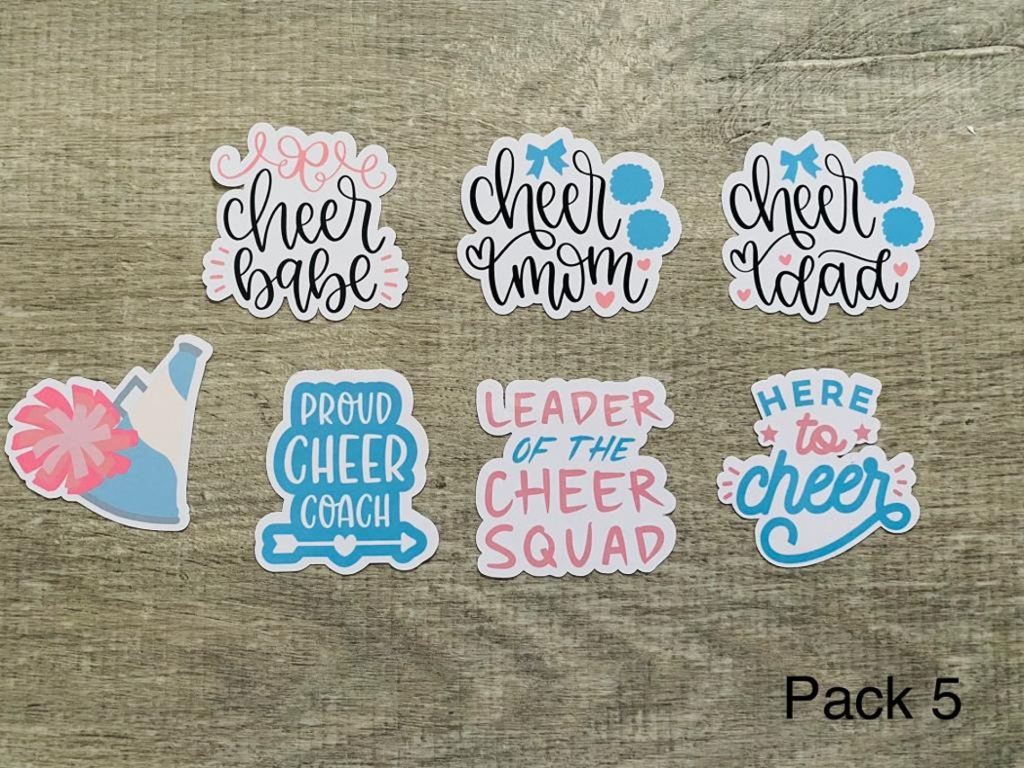 Cheerleading Stickers - Etsy