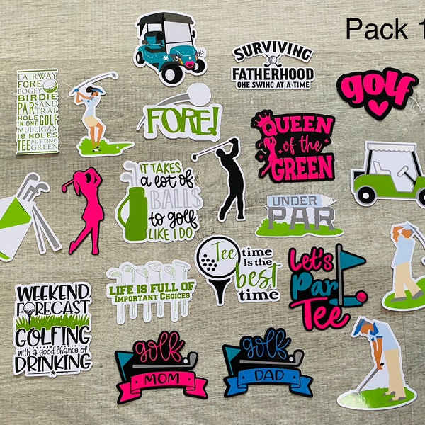 Golf Club Personalized Stickers - Etsy UK