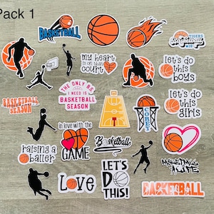 Basketball Stickers - Etsy