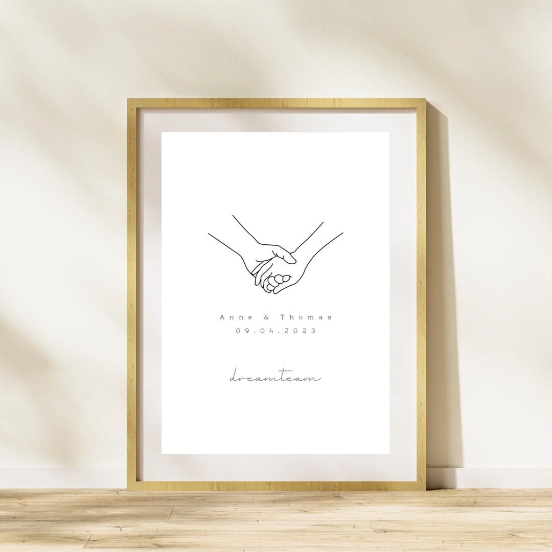 Engagement Digital Poster | Personalized Couple Poster| Picture ...