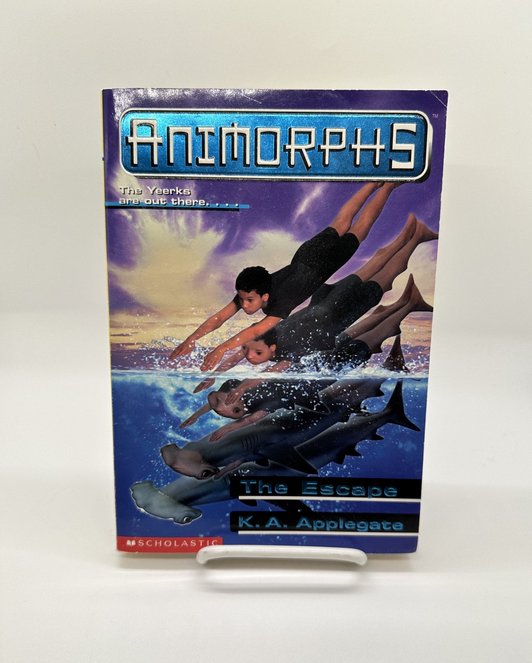 Animorphs - #15 - the Escape - KA Applegate - Hammerhead Shark Cover - Scholastic Books 1998 - Etsy