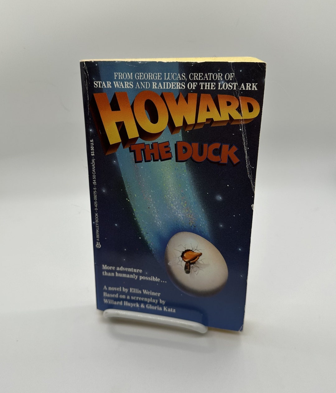 Howard the Duck - Ellis Weiner - 1986 Berkley Paperback - Movie Tie-in ...