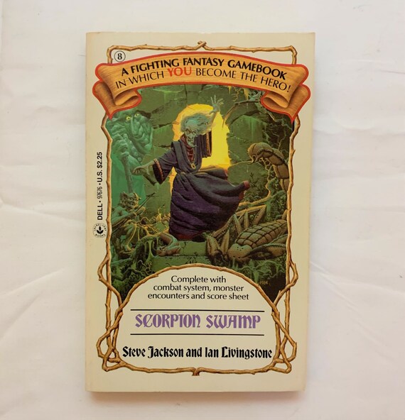 Scorpion Swamp A Fighting Fantasy Gamebook by Steve Jackson & - Etsy