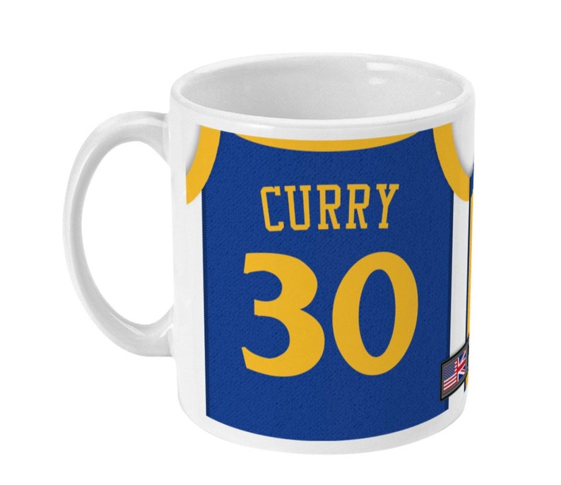 Golden State Warriors Theme Personalised Jersey Gift 11oz Mug - Etsy