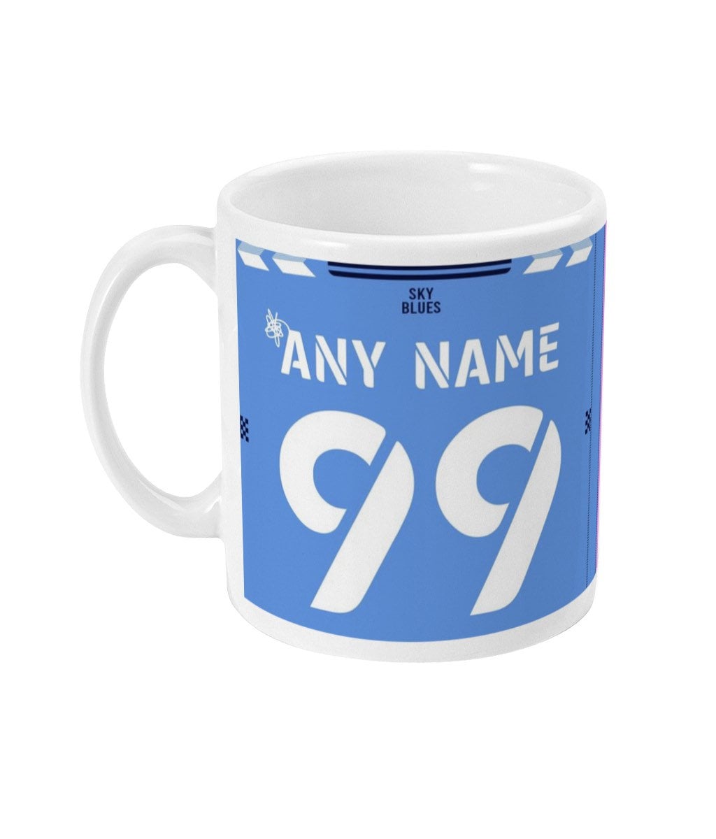 Coventry City Theme Personalised Championship Football Shirt 11oz Mug ...