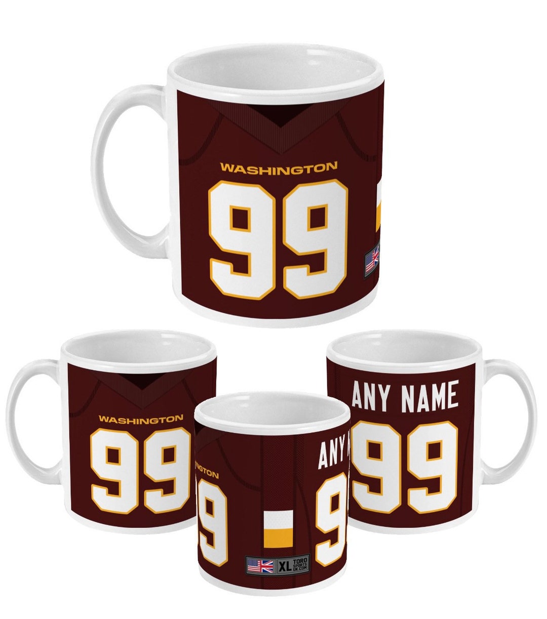 Washington Commanders 2022 Theme Personalised Jersey 11oz Mug - Etsy