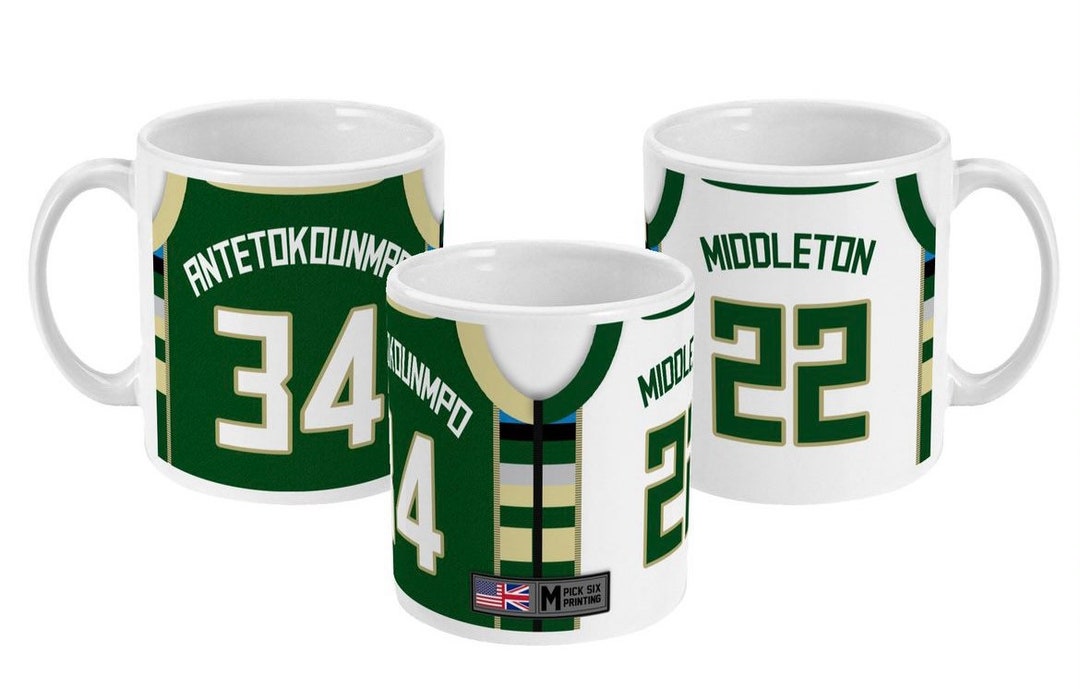 Milwaukee Bucks Theme Personalised Jersey Gift 11oz Mug - Etsy