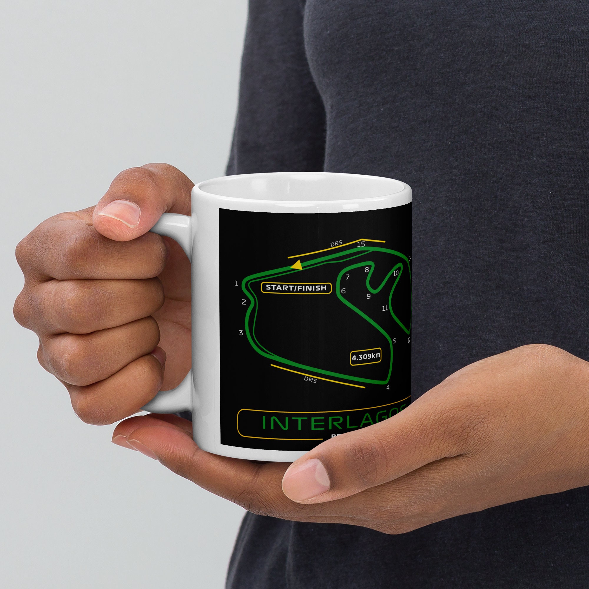F1 Ayrton Senna & Interlagos Tea/coffee Mug - Etsy