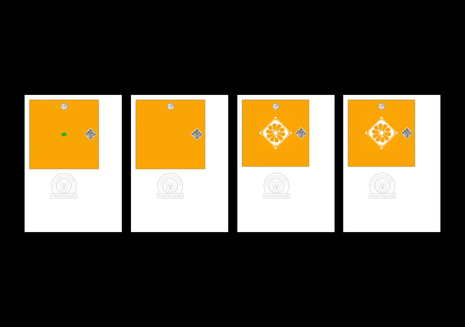 Origami Citrus Fruit, Origami Cube-shaped Food, Toy Origami, Printable ...