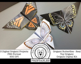Origami Cicada, Toy Origami, Printable, Digital Instant Download, Paper ...