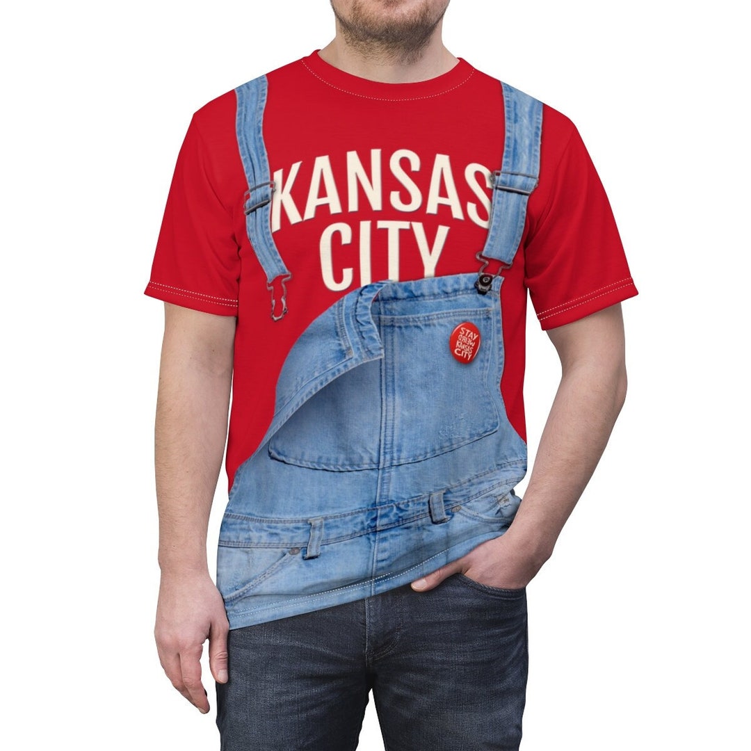 KC Overalls - Red - Unisex All-over Print Cut & Sew Tee - Etsy