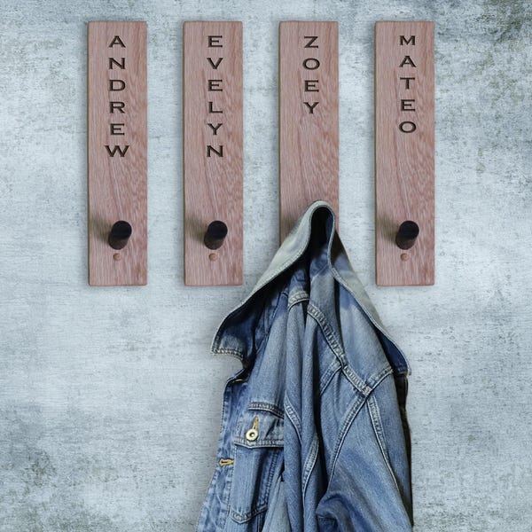 Personalized Coat Hooks - Etsy