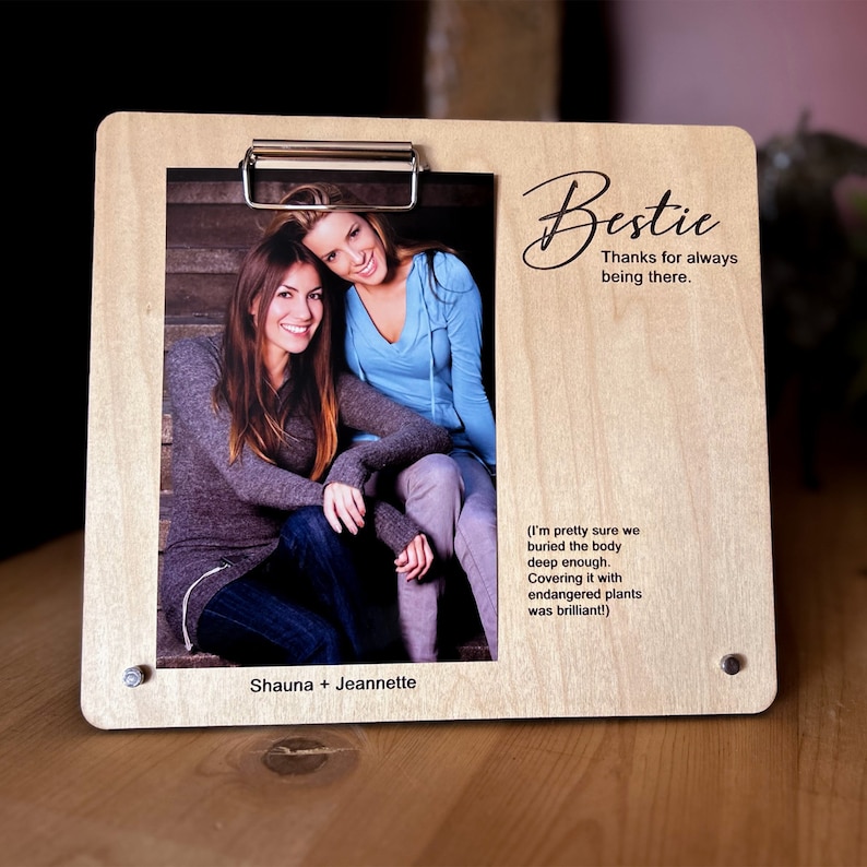 Best Friend Picture Frame Bestie Photo Frame Personalized - Etsy