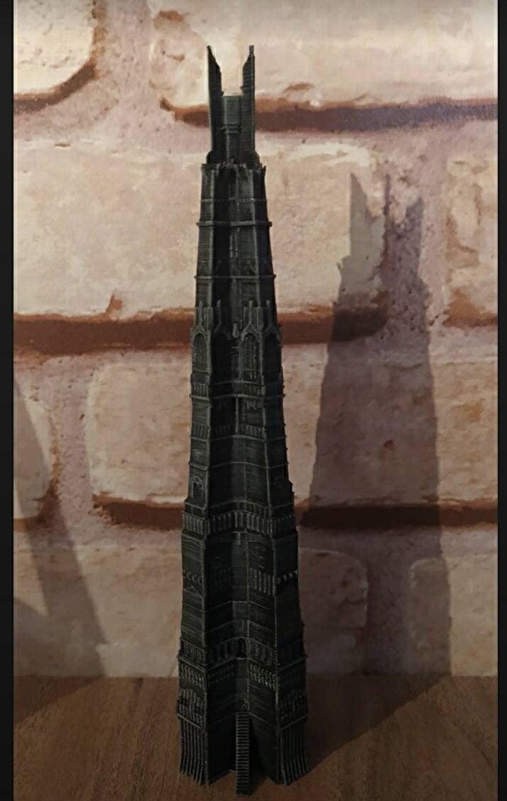 Lord of the Rings Orthanc Tower Figure Lord of the Rings - Etsy