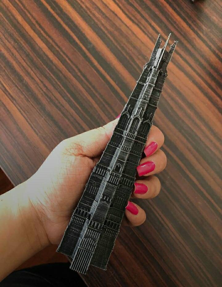 Lord of the Rings Orthanc Tower Figure Lord of the Rings - Etsy