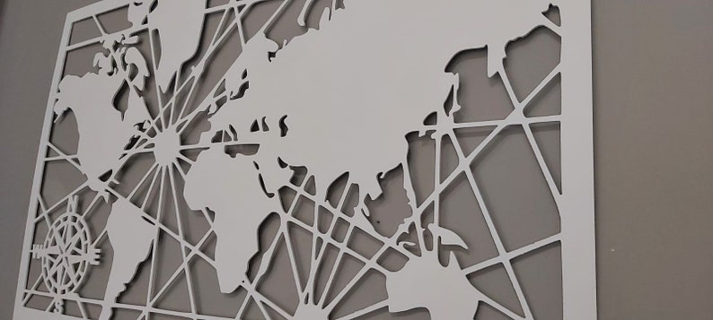 Wooden World Map MDF 4mm World Map Canvas Push Pin Wood Large Travel ...