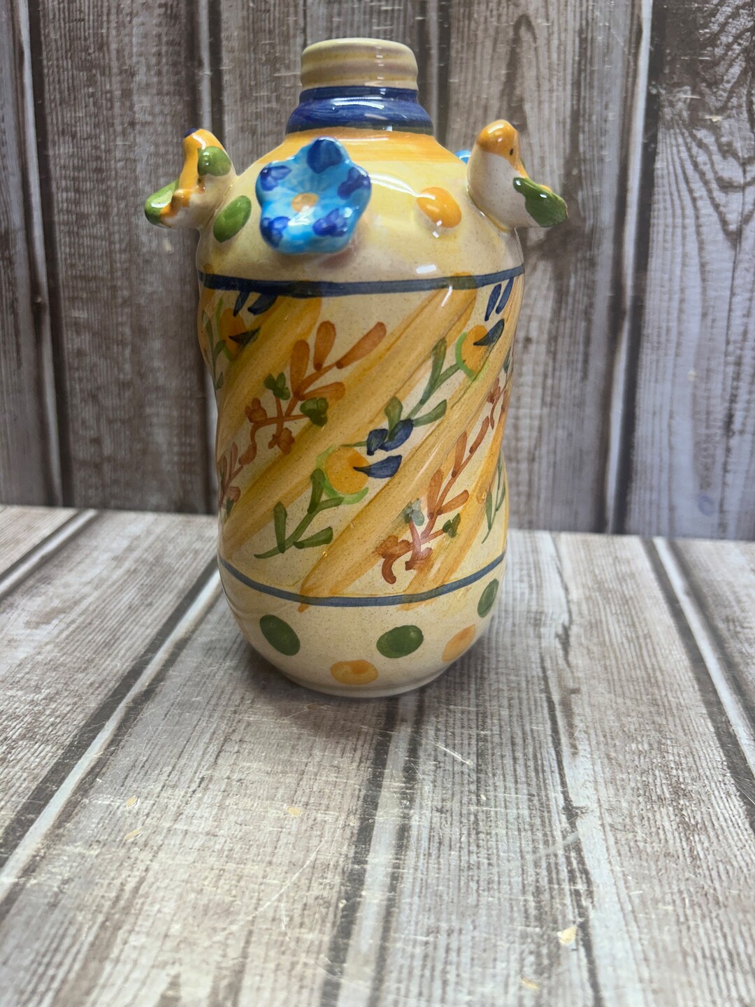 Pottery Vase With Attached Figures - Etsy