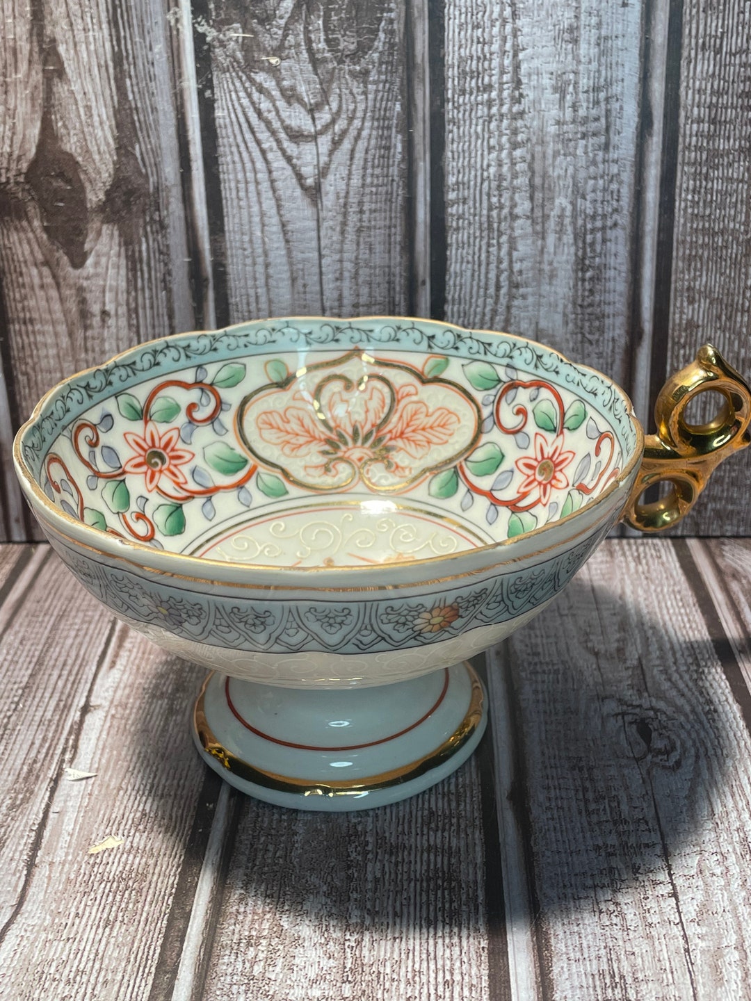 Vintage Japanese Hand Painted ARDALT LENWILE Chine Floral Tea Cup - Etsy