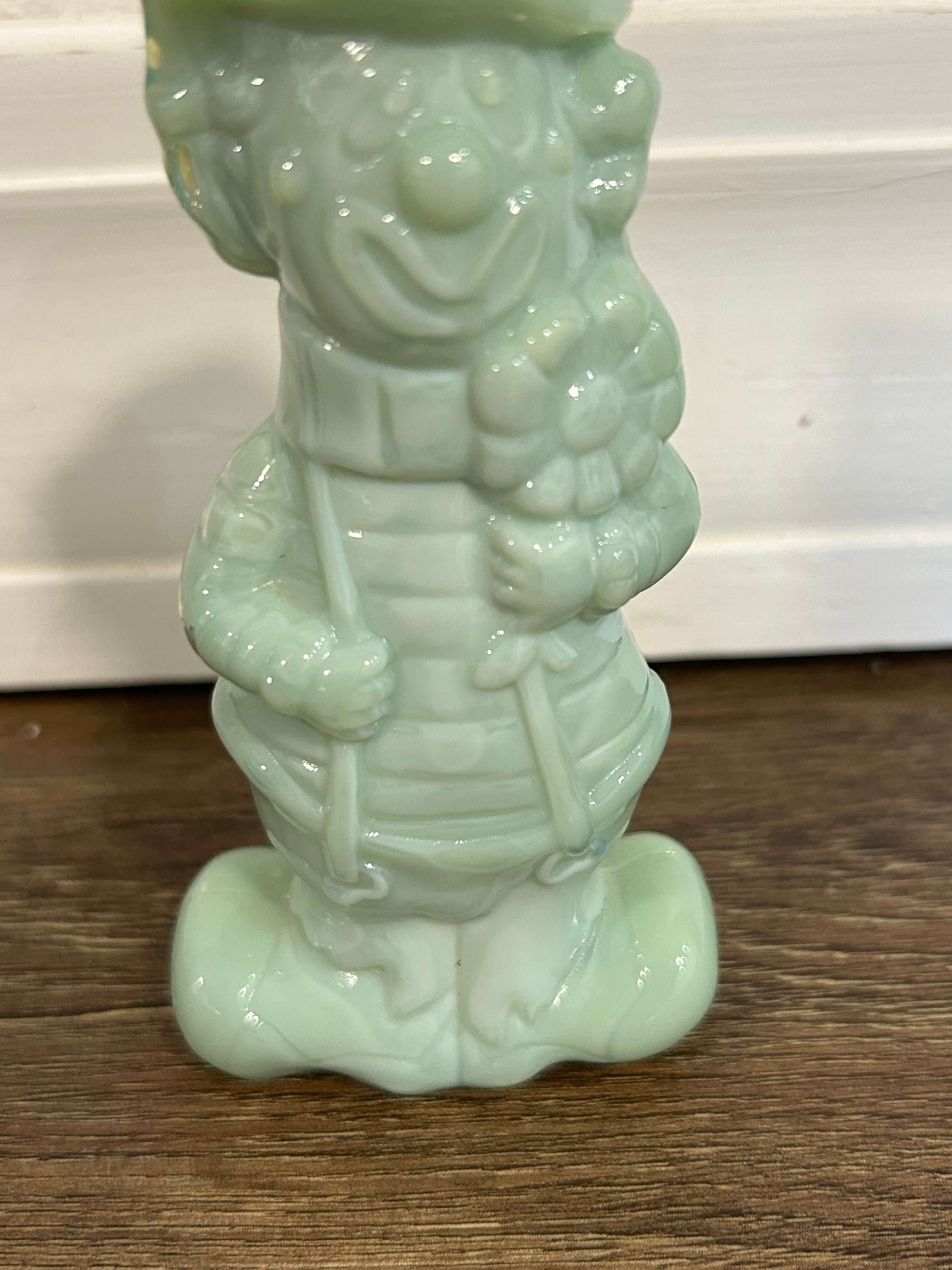 Boyd Crystal Art Glass Virgil the Clown Aqua Diamond 1993 - Etsy