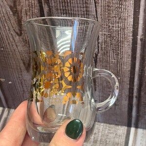 Dimlaj Glass Teacup With Gold Design. - Etsy