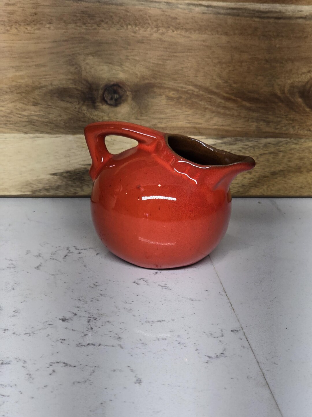 Frankoma Pottery Miniature Creamer 553 Flame Red - Etsy