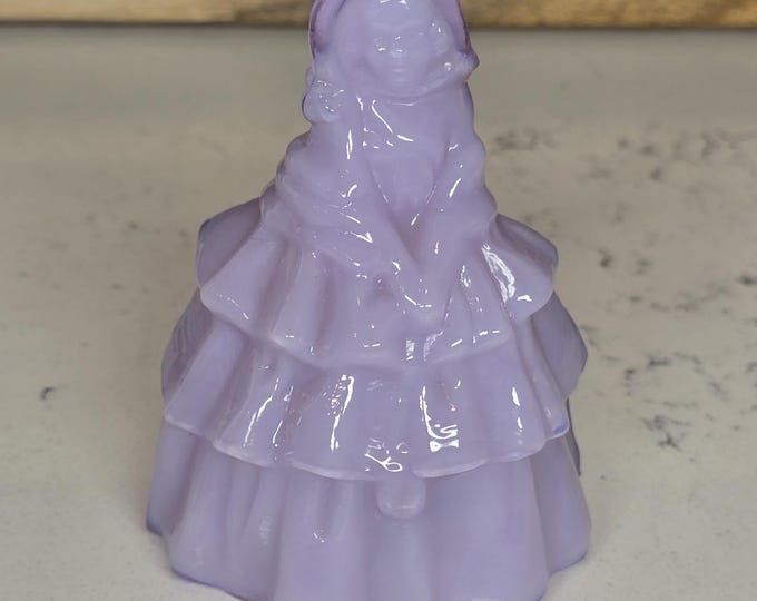 Boyd Vintage Crystal Art Glass Figurine Louise Doll Purple Variant - Etsy