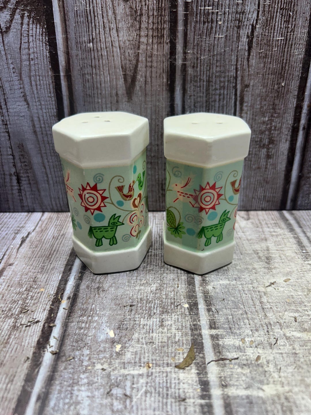 Set of MCM Love Dove Salt and Pepper Shakers - Etsy