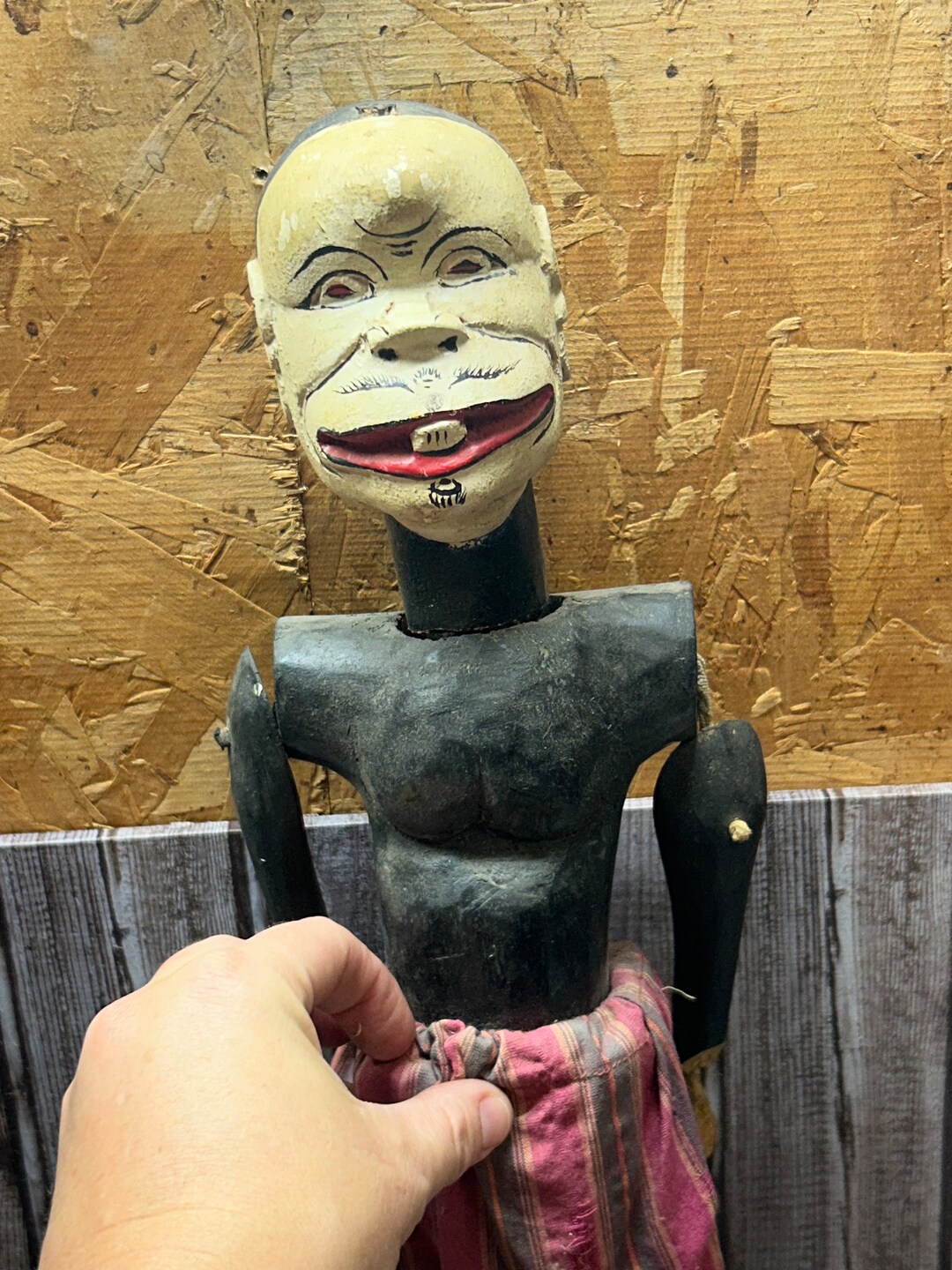 Old Wayang Golek Puppet From 'the Blue Jacket' CEPAK Semar - Etsy