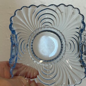 Vintage Cambridge Caprice Moonlight Blue Handled Bon Bon Dish - Etsy