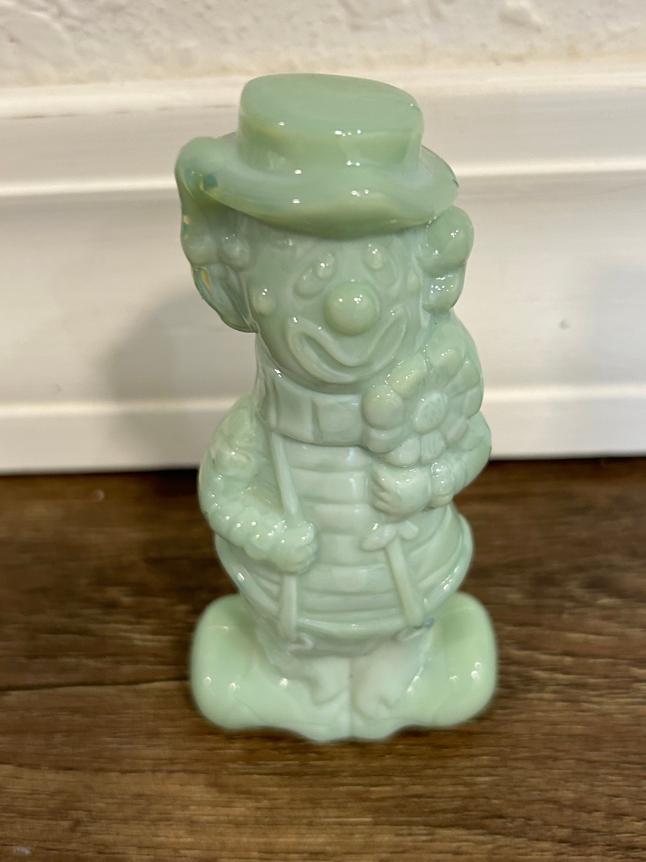 Boyd Crystal Art Glass Virgil the Clown Aqua Diamond 1993 - Etsy