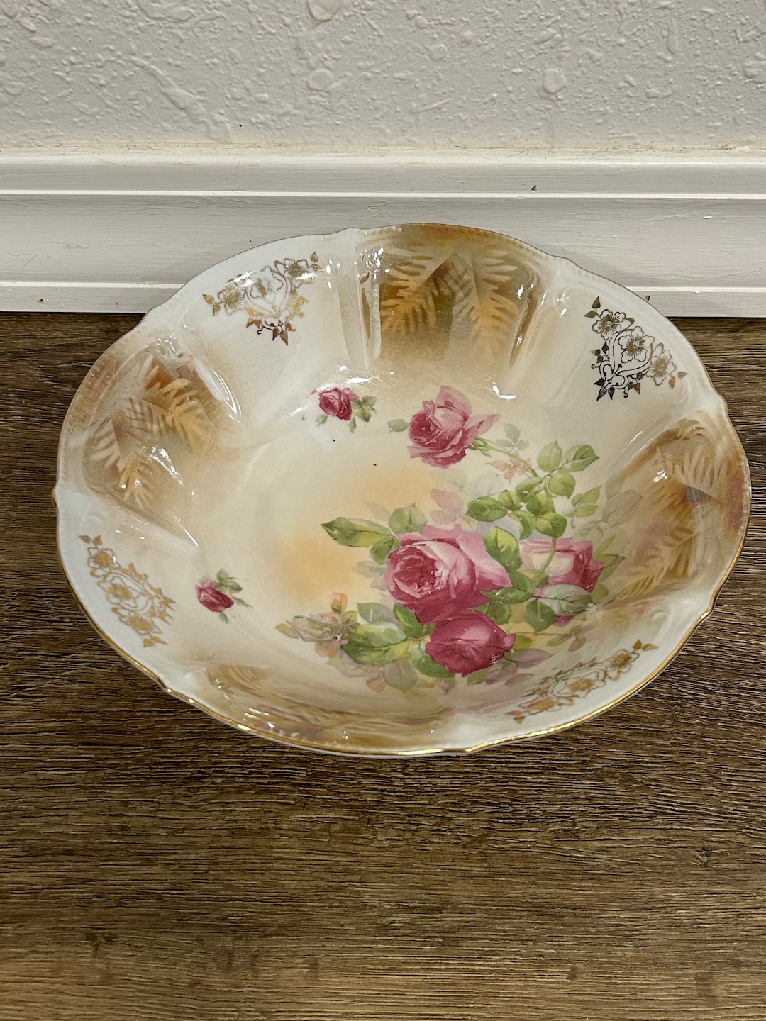 Antique Vintage PS Germany Large Fruit or Serving Bowl - Etsy