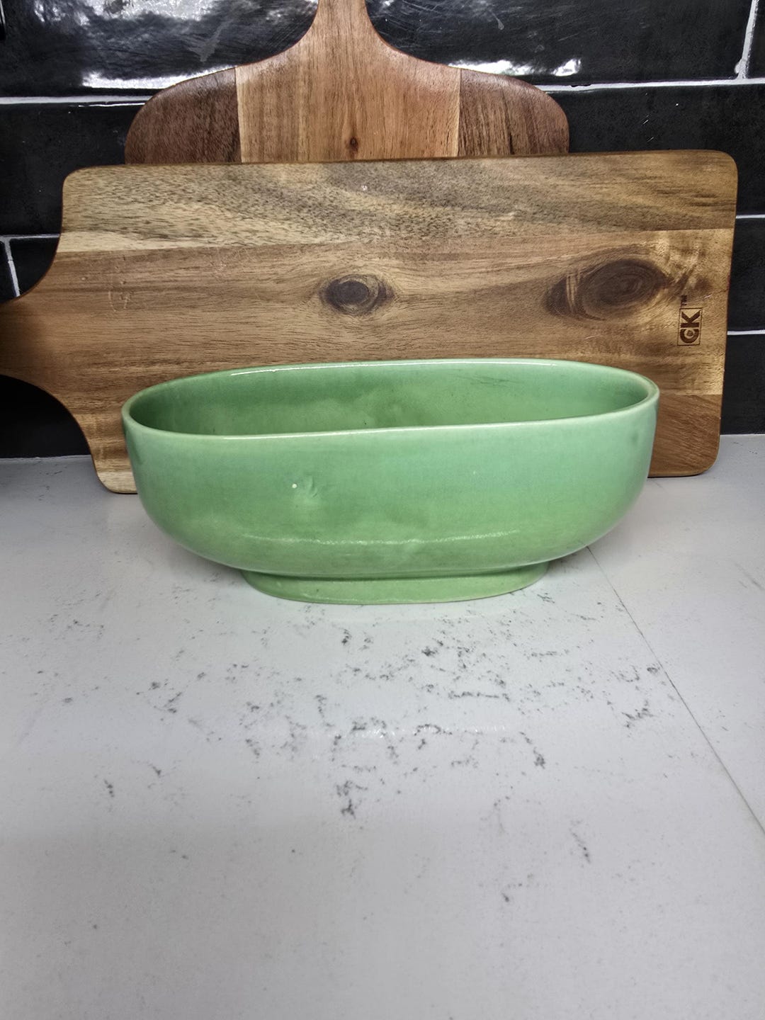 Vintage Green Haeger Pottery Planter 3829 - Etsy